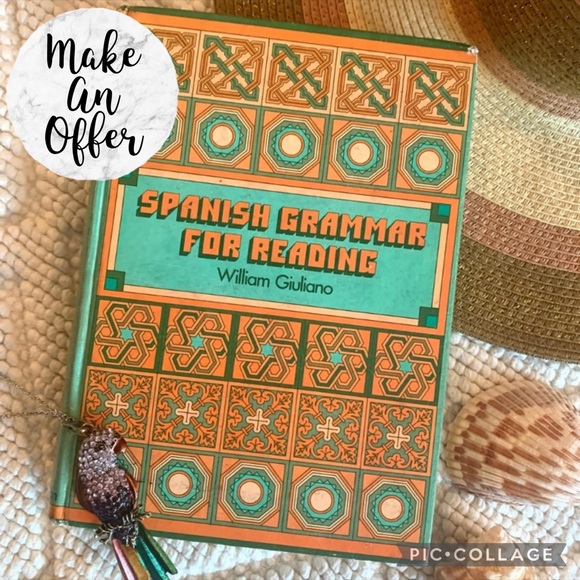Vintage | Accents | 976 Vintage Vibrant Green And Orange Spanish ...